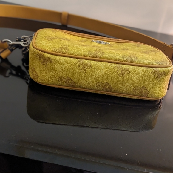 Coach | Bags | Coach Yellow Crossbody Bag With Card Wallet | Poshmark